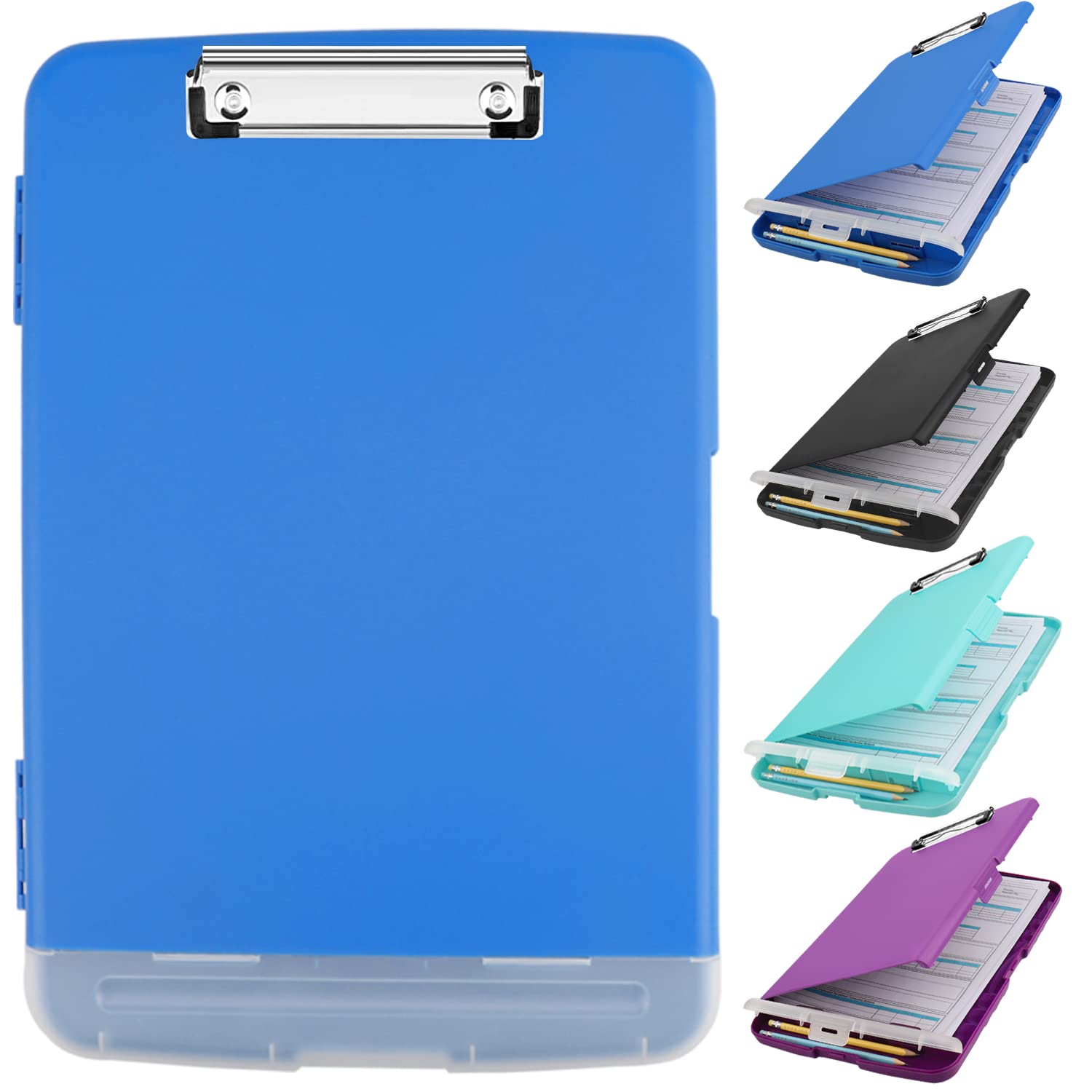 Clipboard with Storage,Clip Boards 8.5x11 with Storage,Large Capacity ...