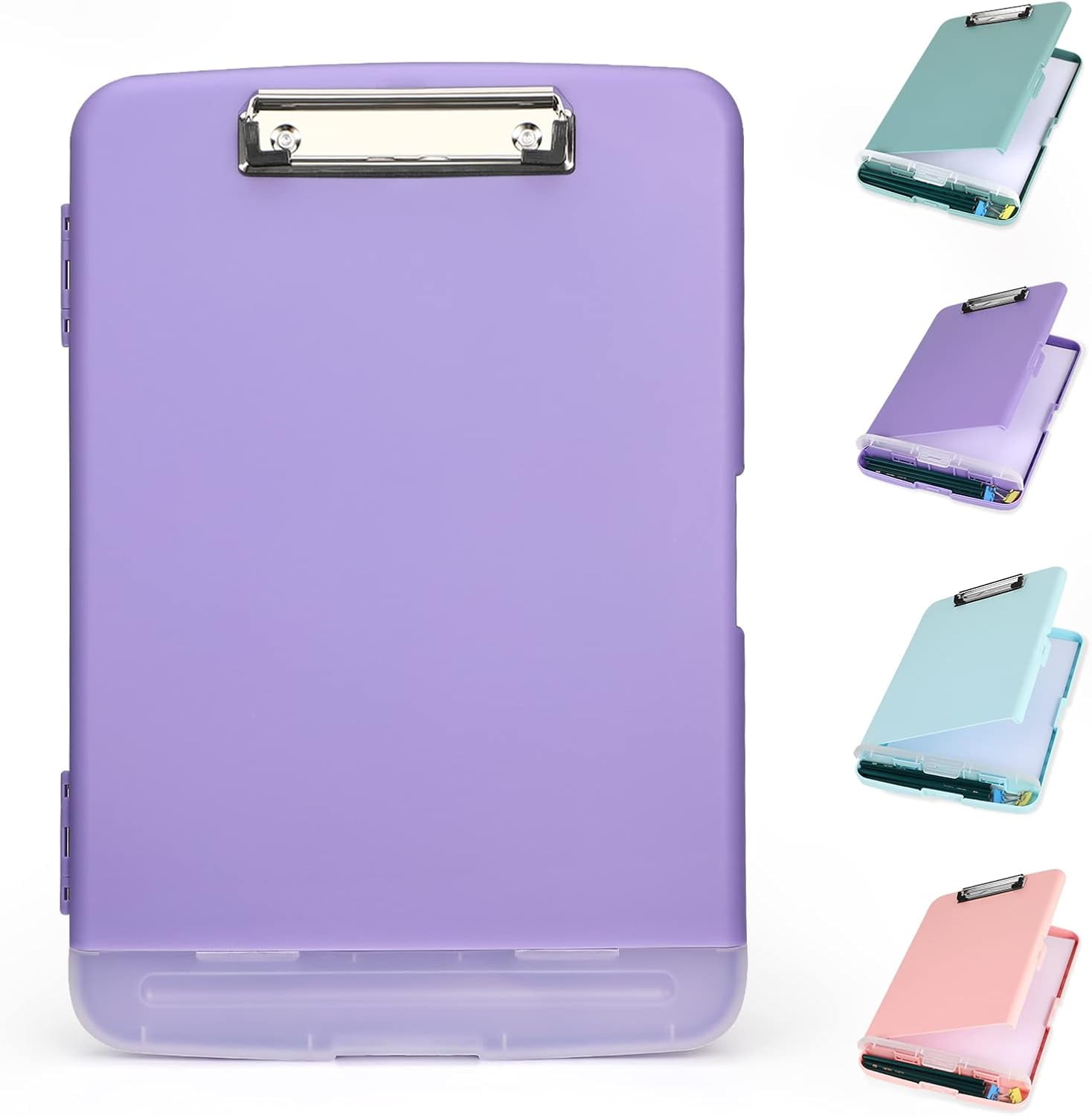 Clipboard with Storage, Large Capacity Nursing Clipboards with Low ...