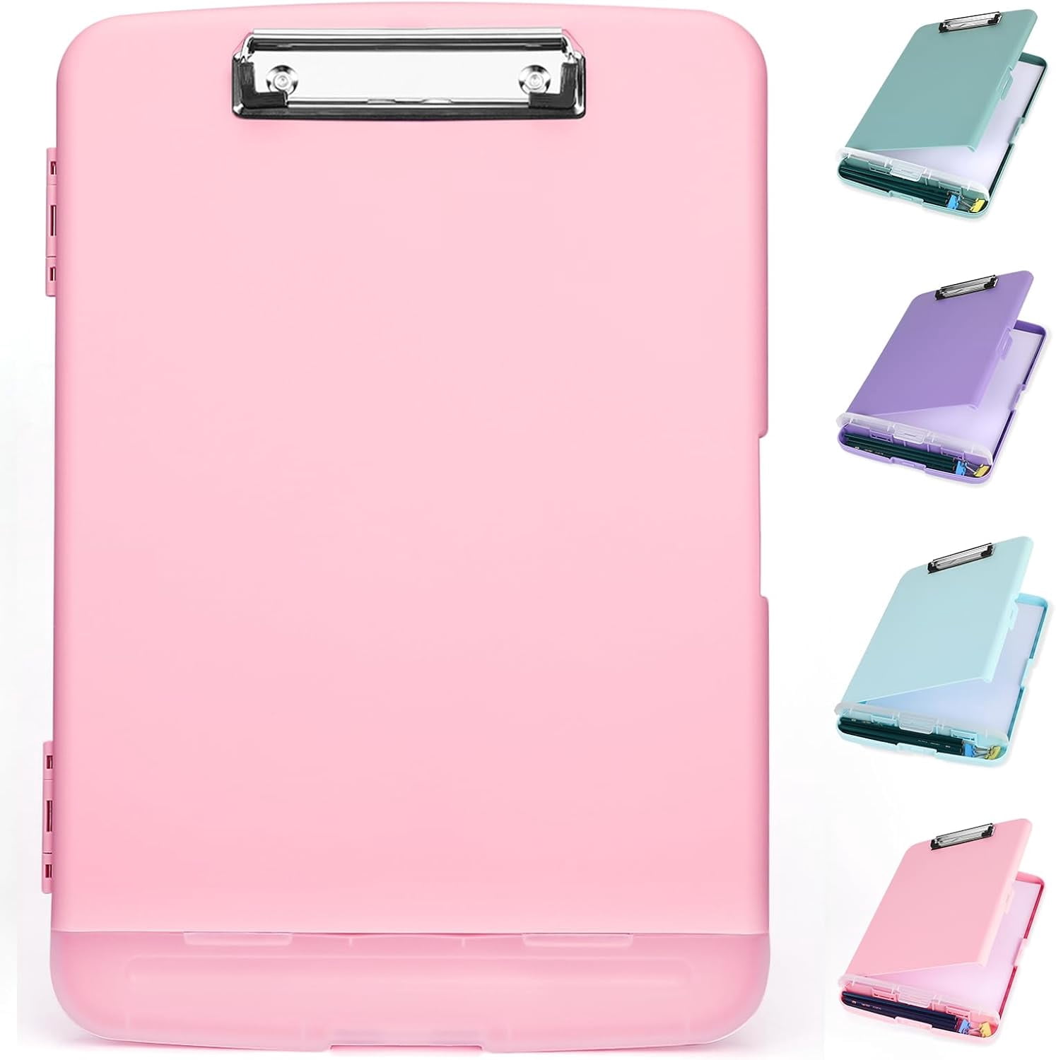 Clipboard with Storage, Large Capacity Nursing Clipboards with Low ...