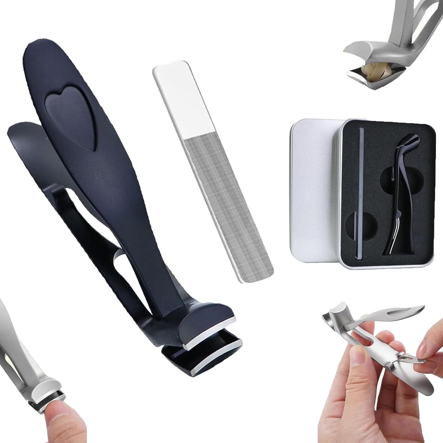 Clipdoc Max Toe Nail Clipper, Clip Doc Max Toe Nail Clippers, Wide Jaw ...