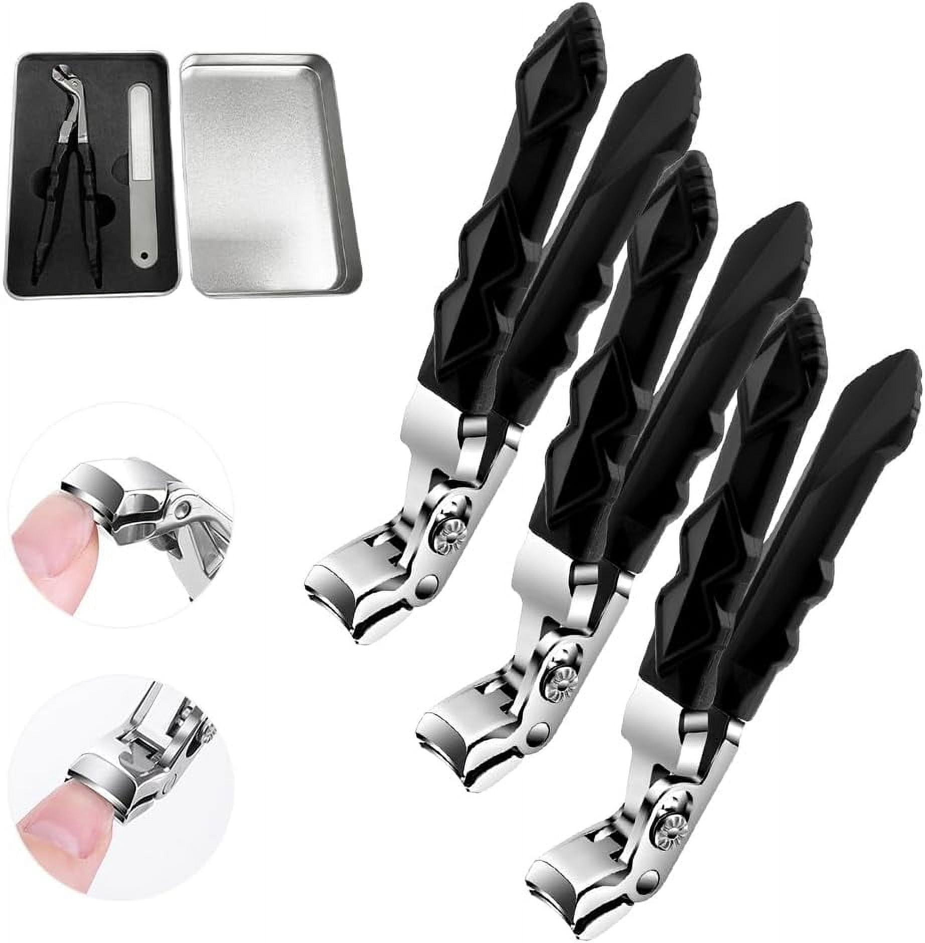 Clipmaster Pro Nail Clippers, 2025 Upgraded Large Angled Head Toenail ...