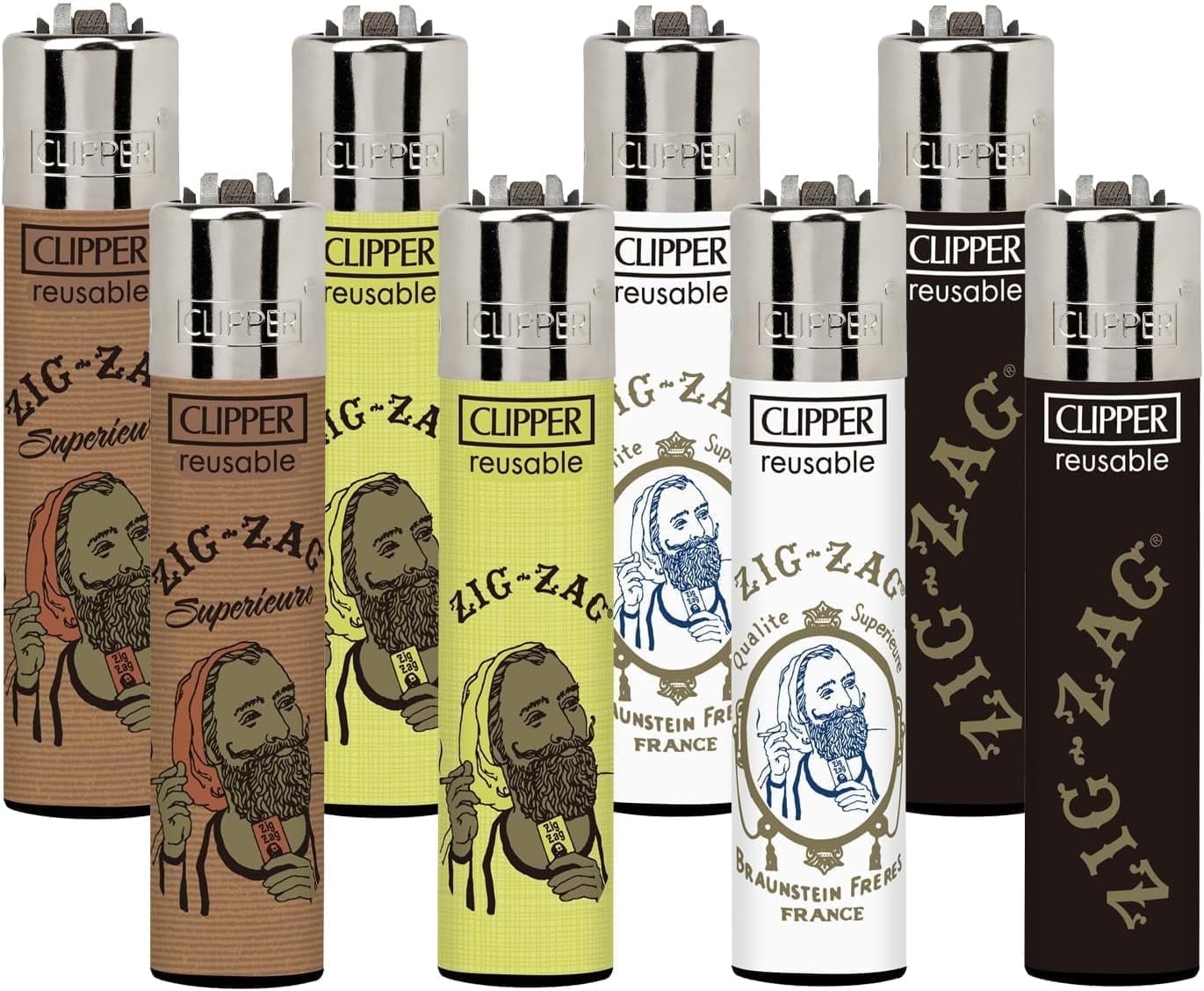 Clipper Classic Eco-Friendly Butane Lighters, 8 Pack - Walmart.com