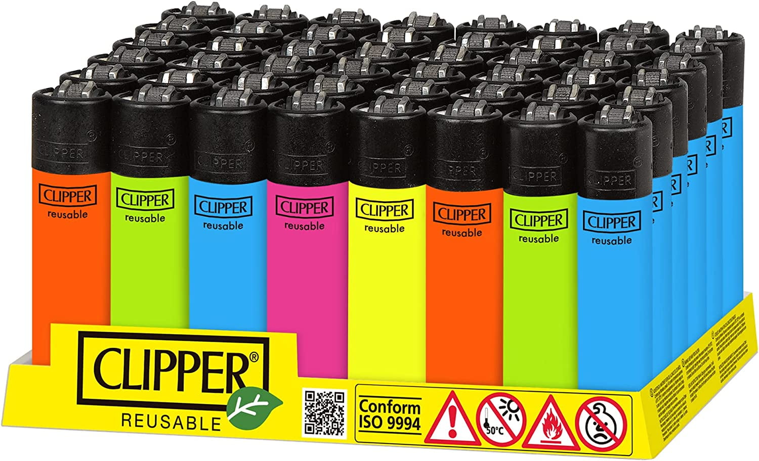Clipper - Classic Large Reusable Lighter - Iconic Premium Refillable ...
