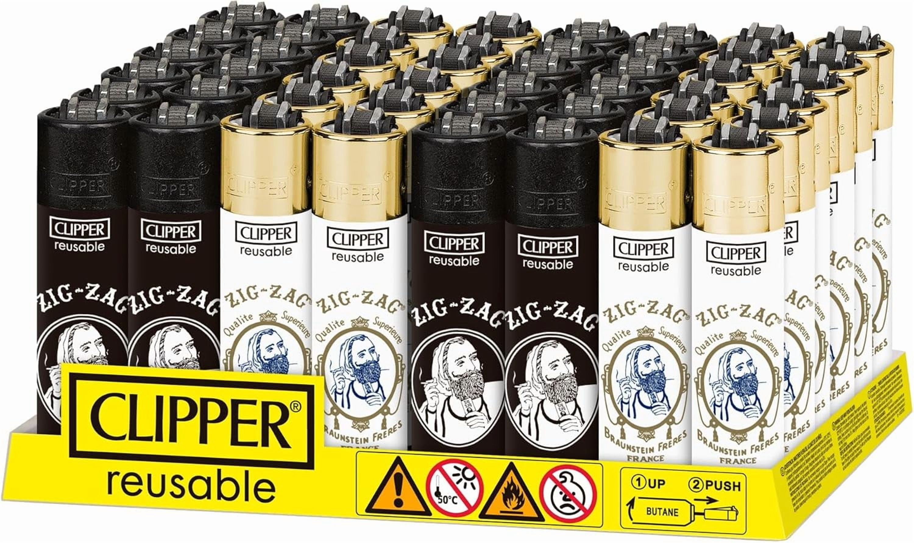 Clipper - Classic Large Reusable Lighter - Iconic Premium Refillable ...