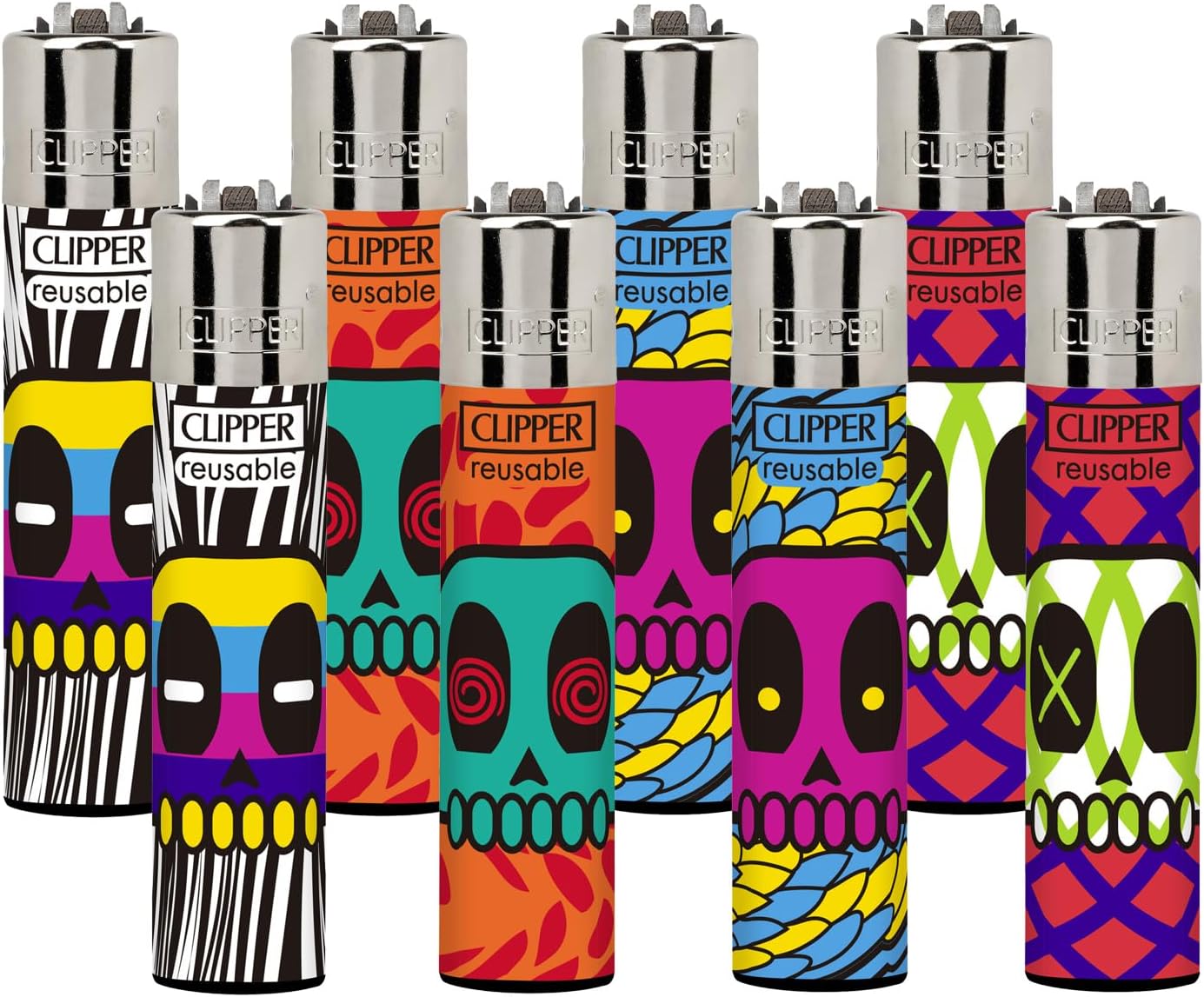 Clipper - Classic Large Reusable Lighter - Iconic Premium Refillable ...