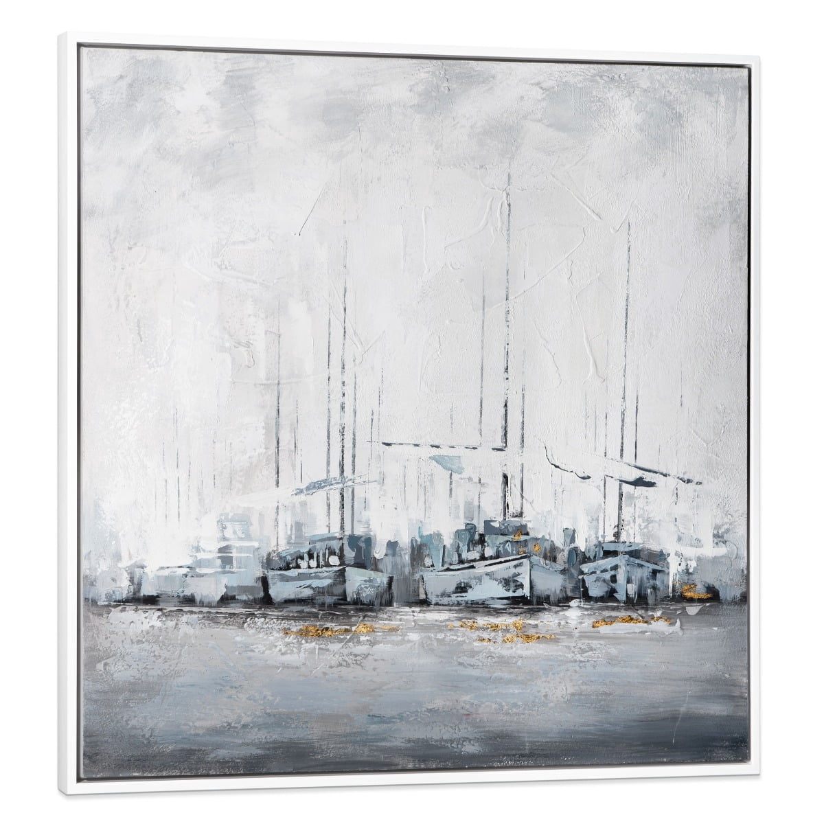 Clipper Coterie, Hand Painted Framed Canvas - Walmart.com
