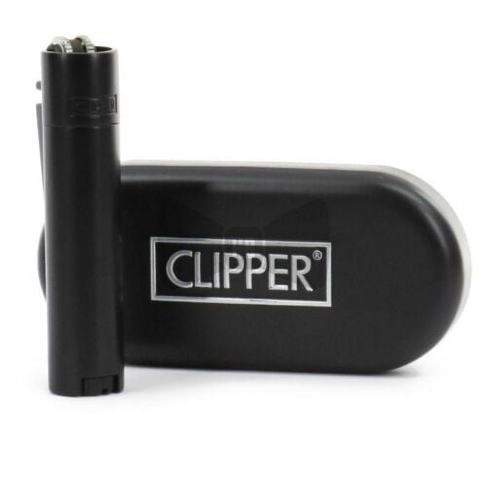 Clipper Jet Flame Windproof Matt Black Lighter With Gift Box - Walmart.com