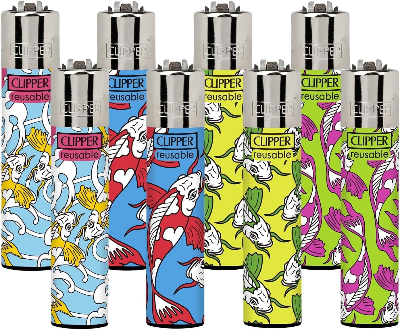 Clipper Lighters -CP11-8 Pack, Iconic Shape, Pocket Style Classic ...