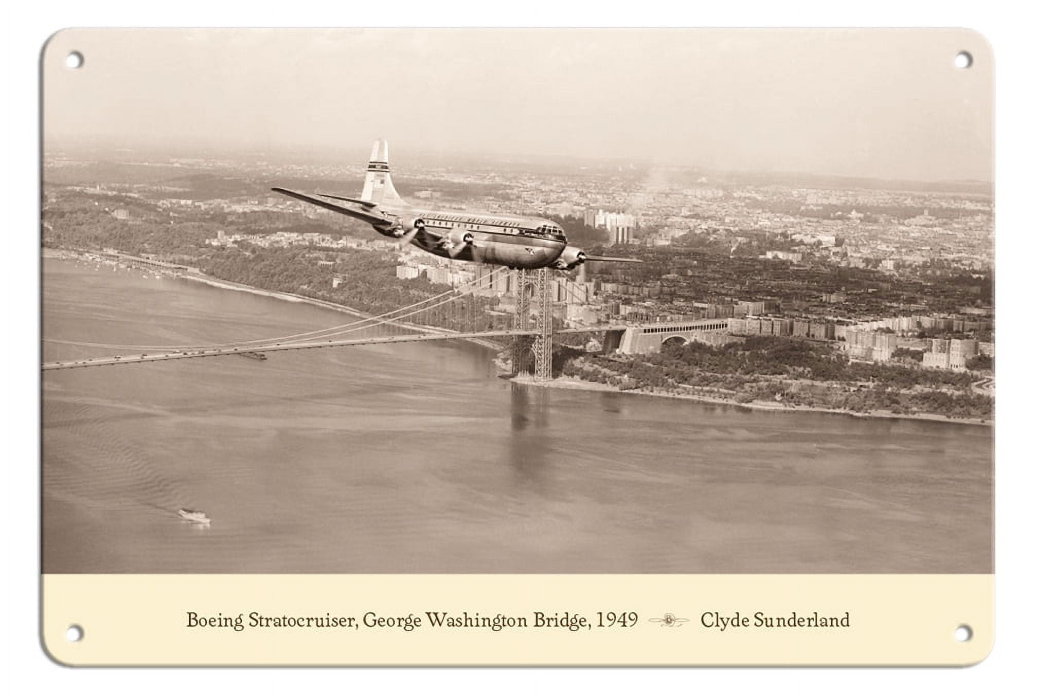 Clipper Morning Star (Boeing 377) - Washington Bridge 1949 - Pan ...