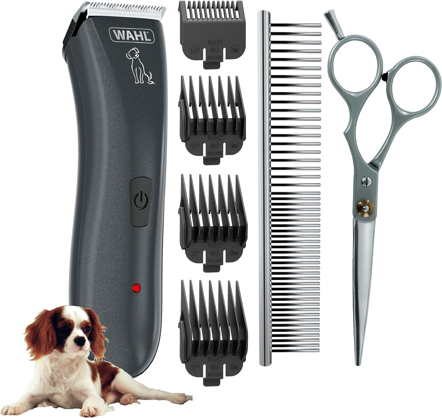 Clipper Rechargeable Pet Clipper Kit with Rinseable Stainless Steel ...
