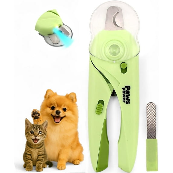 Clipper & Small Clippers with LED Light - Illuminates Nails & Bloodline ...