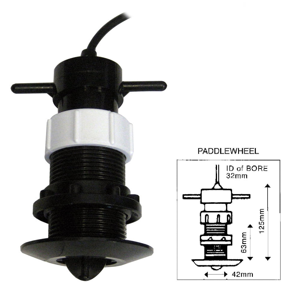 Clipper Speed Log Paddle Wheel Unit Complete with Thru Hull Fitting ...