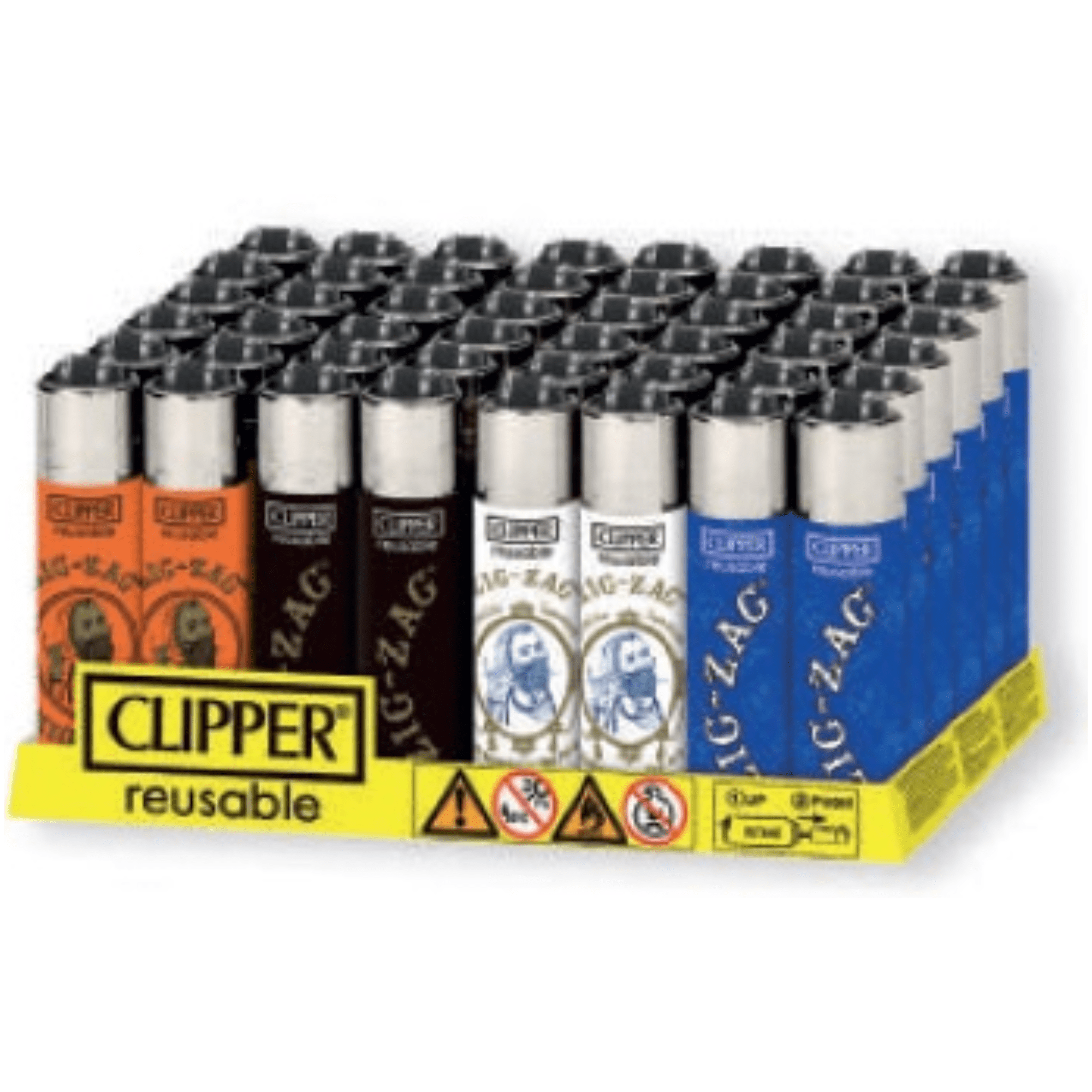 Clipper Zig Zag Clipper Micro Lighters in Assorted Fashion Colors 48 ... Clipper Zig Zag Clipper Micro Lighters in Assorted Fashion Colors 48 ...