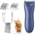 Clippers Pet Kit, Low Noise Hair Trimmer for Cordless Pet with Light ...