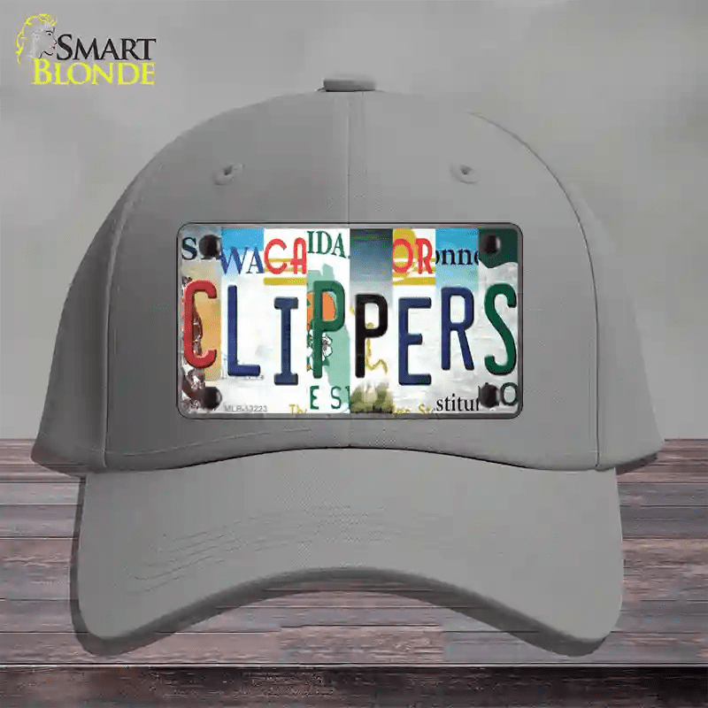 Clippers Strip Art Novelty License Plate Hat Tag Cotton Gray - Walmart.com