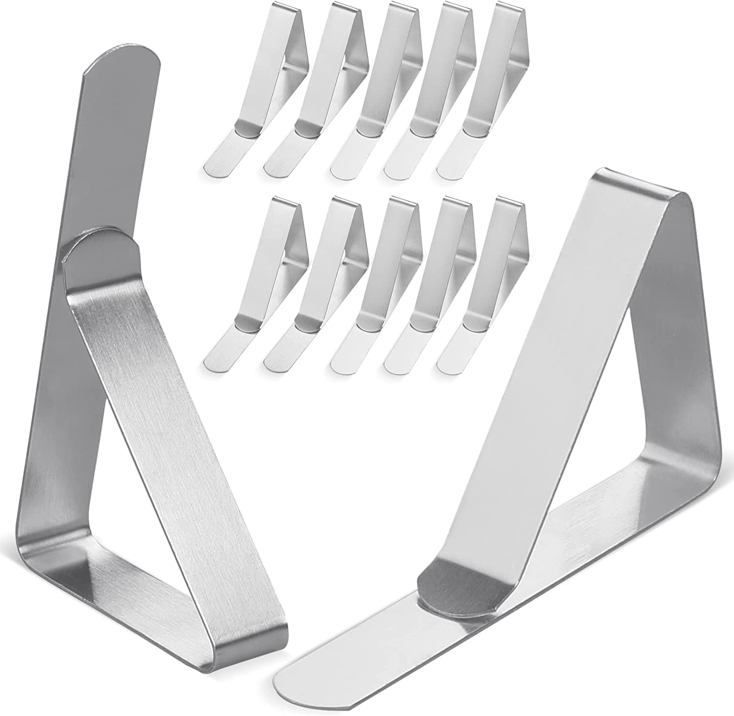 Clipra Tablecloth Clips [USA Based Brand] - 12 Pack Stainless Steel ...