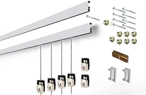 Cliprail Complete Art Hanging Gallery System with Superior Design Cam ...