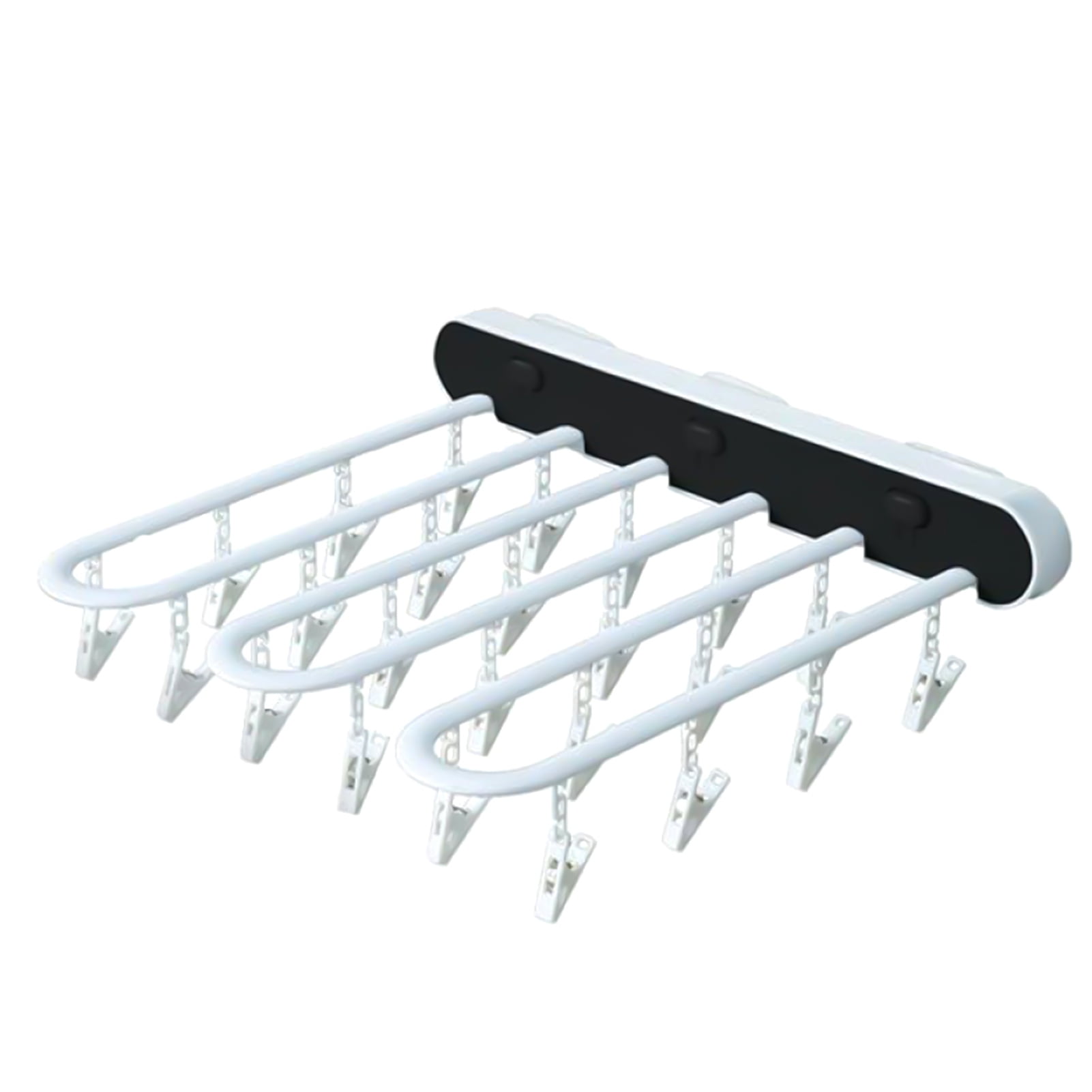 Clips Drip Hanger Strong Load-bearing Collapsible ABS Laundry Hanging ...