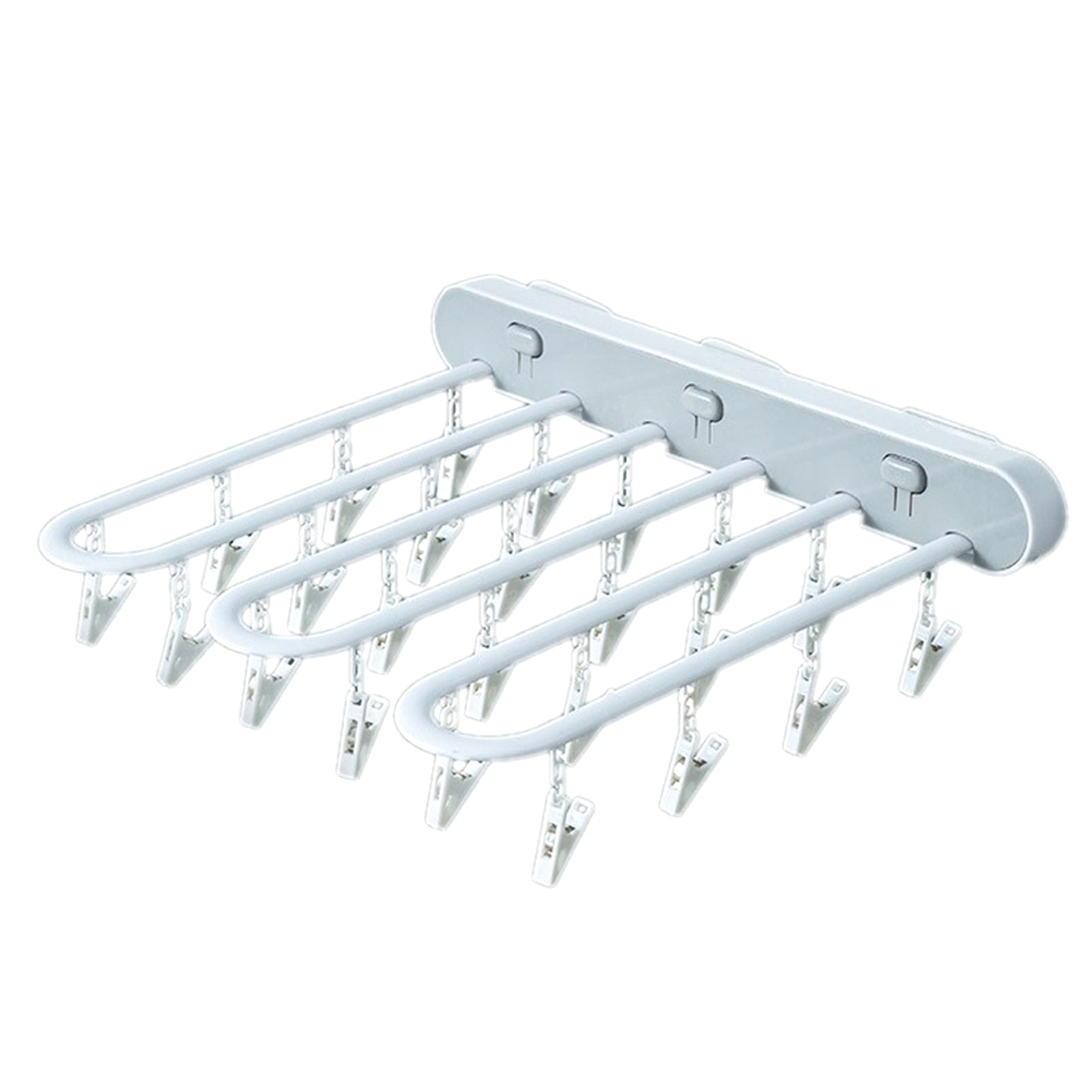 Clips Drip Hanger Strong Load-bearing Collapsible ABS Laundry Hanging ...