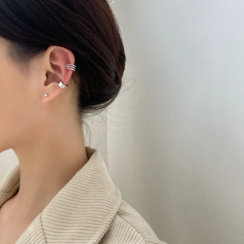 Clips Earrings for Women Unisex Minimalist Fashion Cartilage Hoop ...