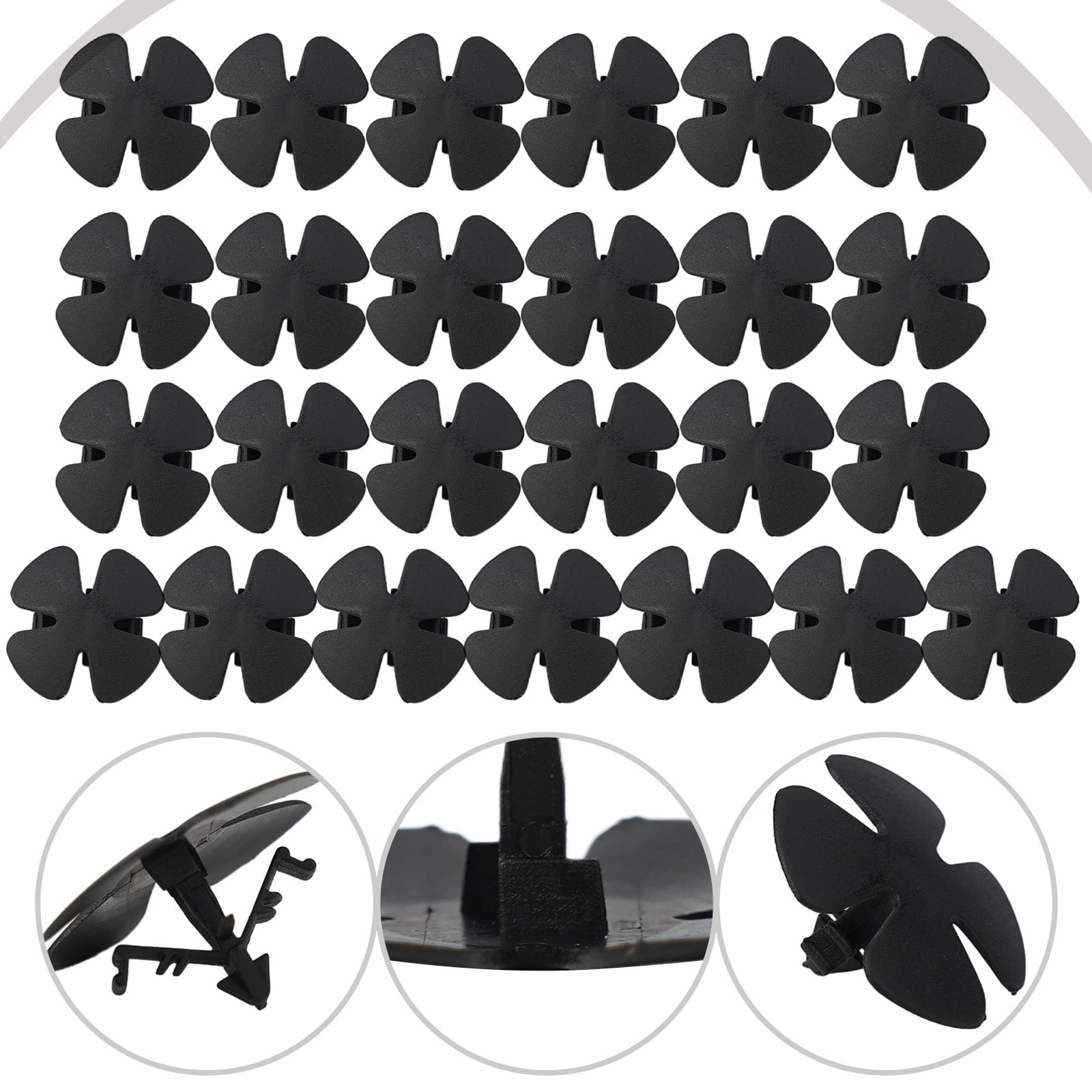 Clips Enjoy a Safe Ride with 25 Pcs Hood Insulation Retainers Fasteners ...