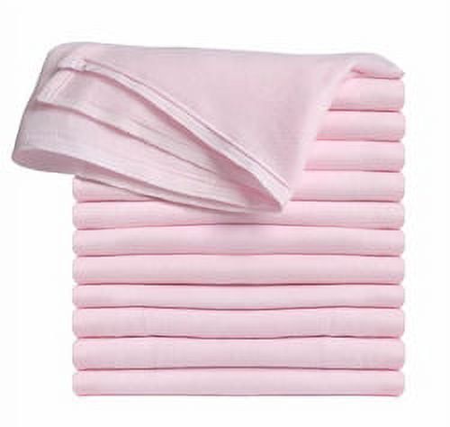 Clips N Grips? Birdseye Flatfold Cloth Diapers, Pink, 6 Count - Walmart.com