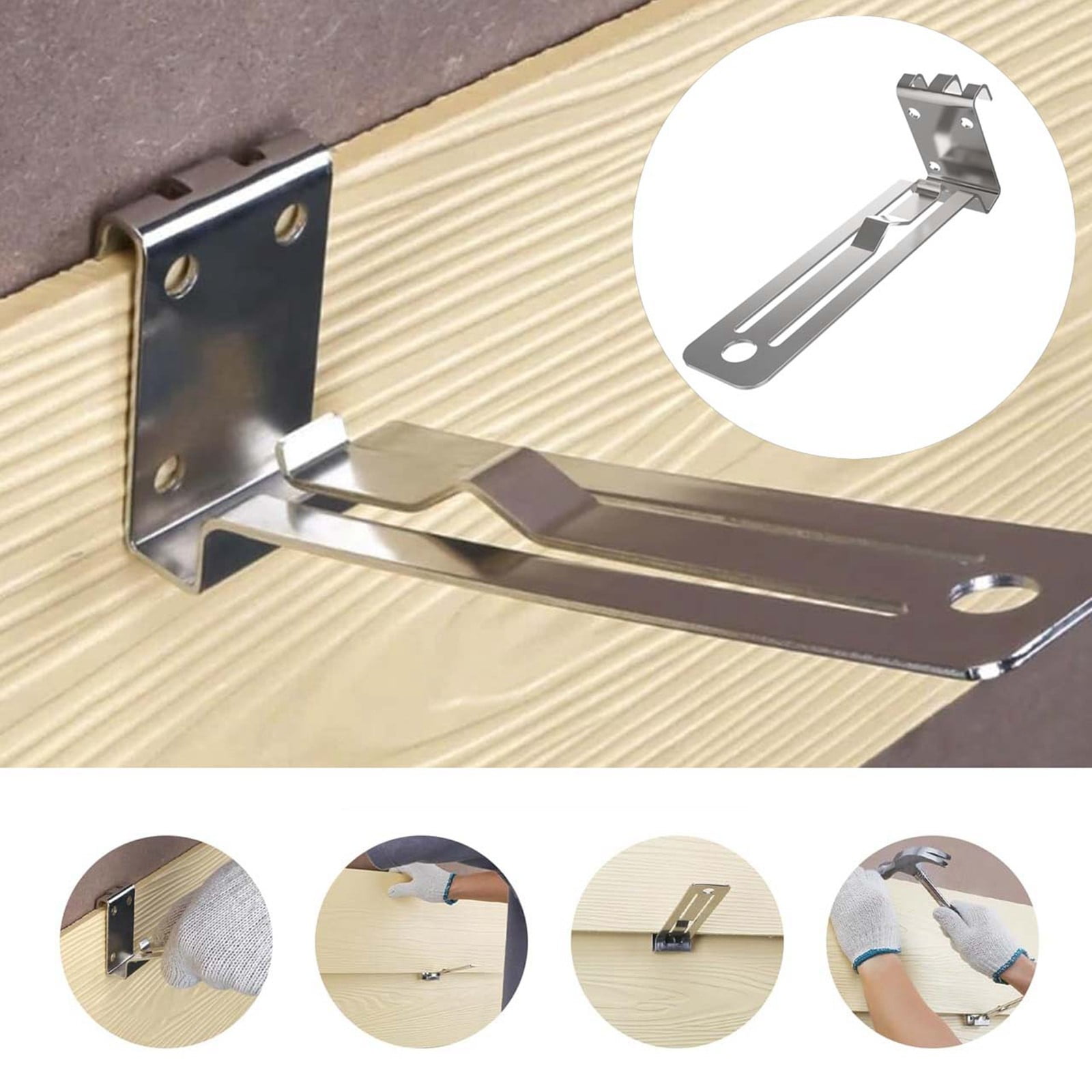 Clips Set 2 Pack Plate Hanger Siding Tool For 5/16 Inch Fiber Cement ...