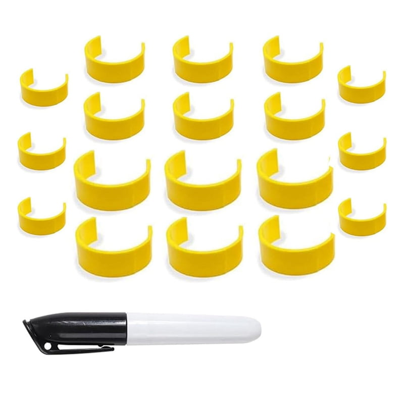 Clips for Pill Bottles, Medicine Bottle Label Clips for Easy Medication ...