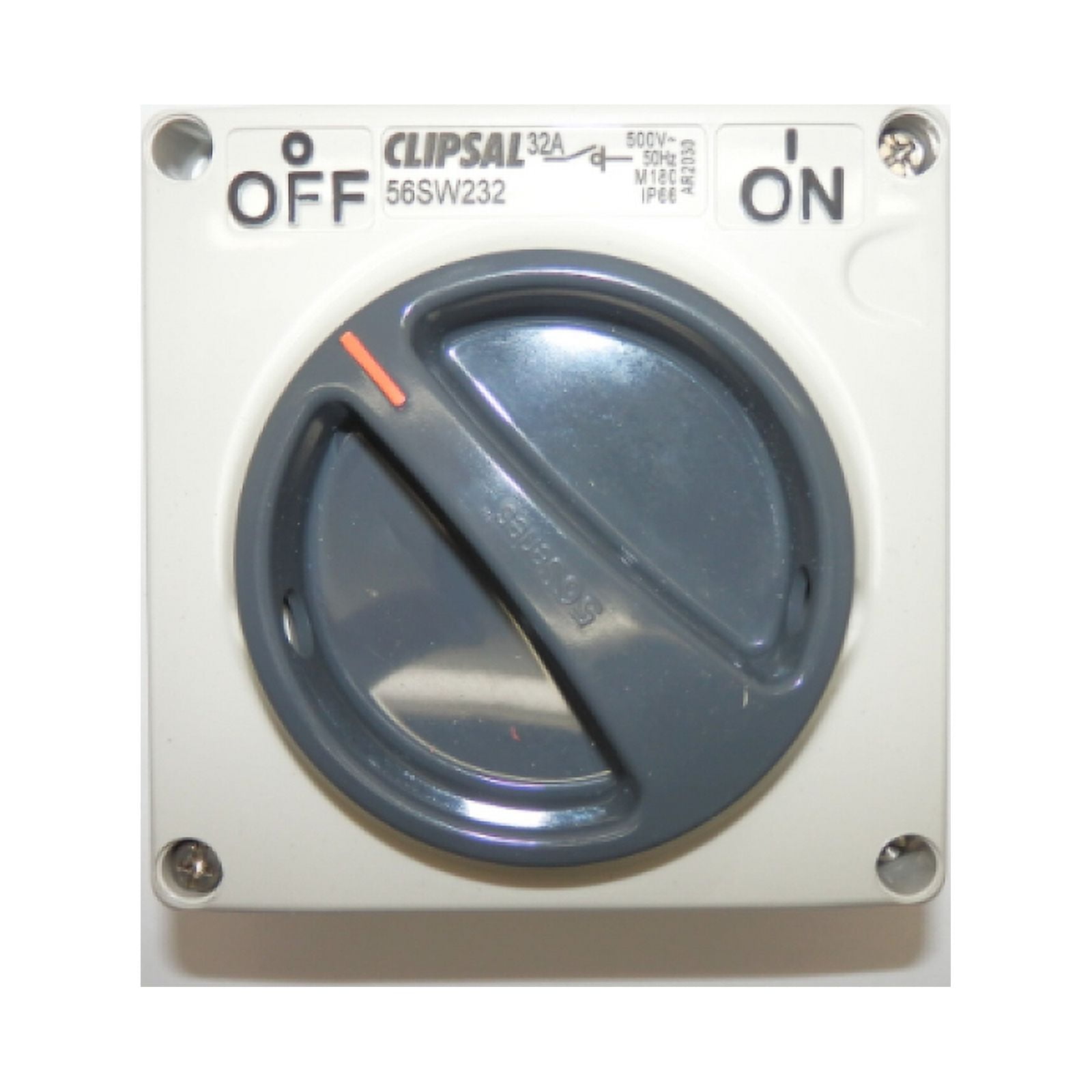 Clipsal 32A IP66 2-Pole Rotary Switch Module 56SW232LE - Walmart.com