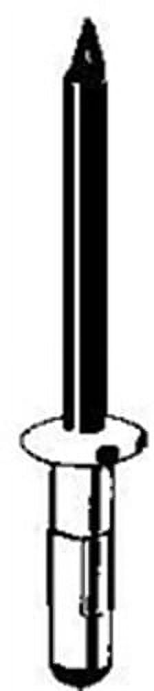 Clipsandfasteners Inc 100 1/8" Avex Blind Rivet 5/16" Grip Dome ...
