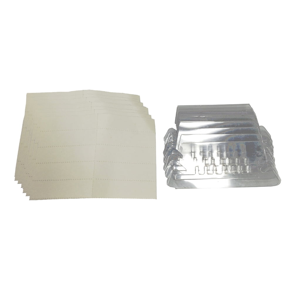 Clispeed 100Pcs Hanging File Labels Assorted Color Plastic Storage for ...