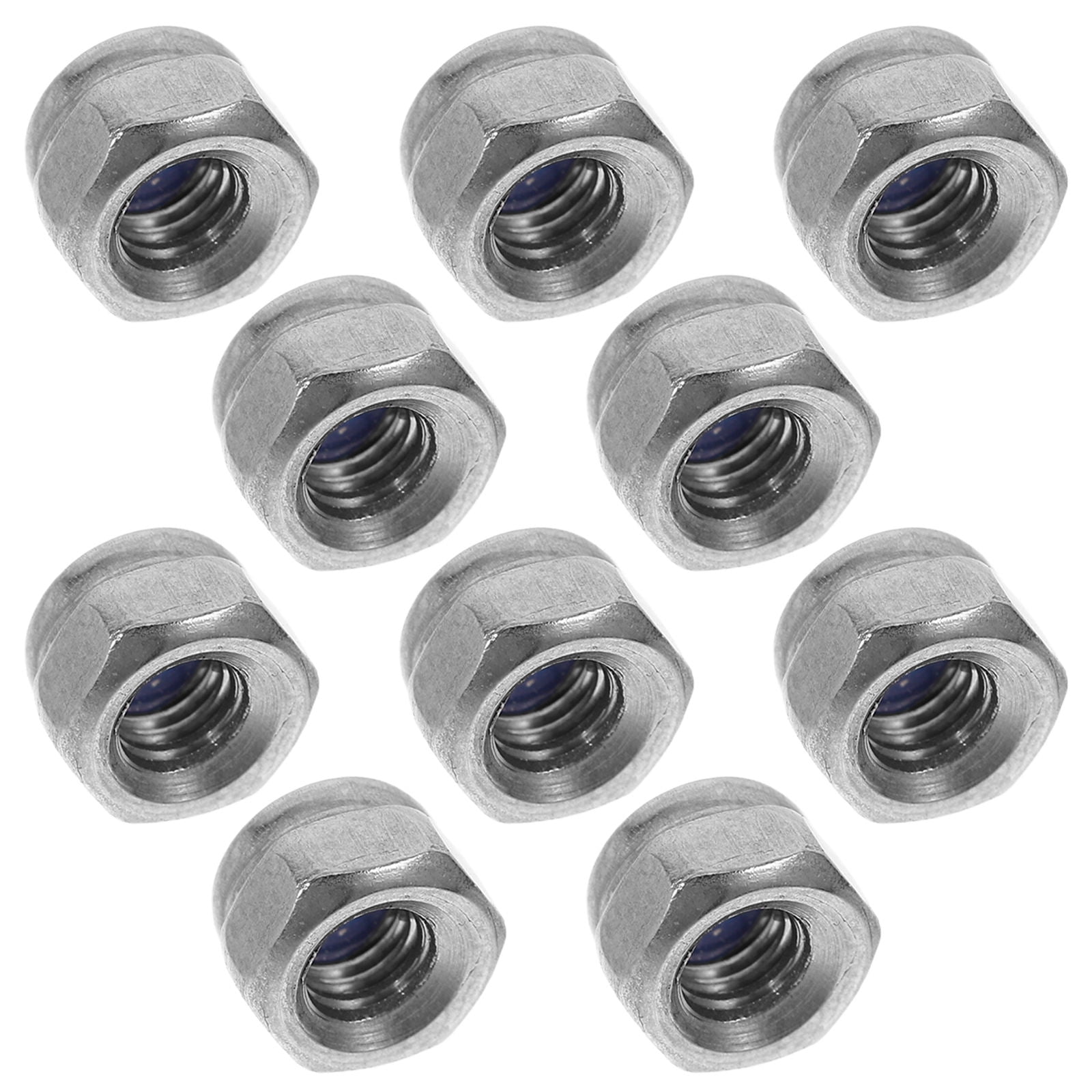 Clispeed 100pcs Locking Nuts Set Coarse Thread Fastening Nuts For ...