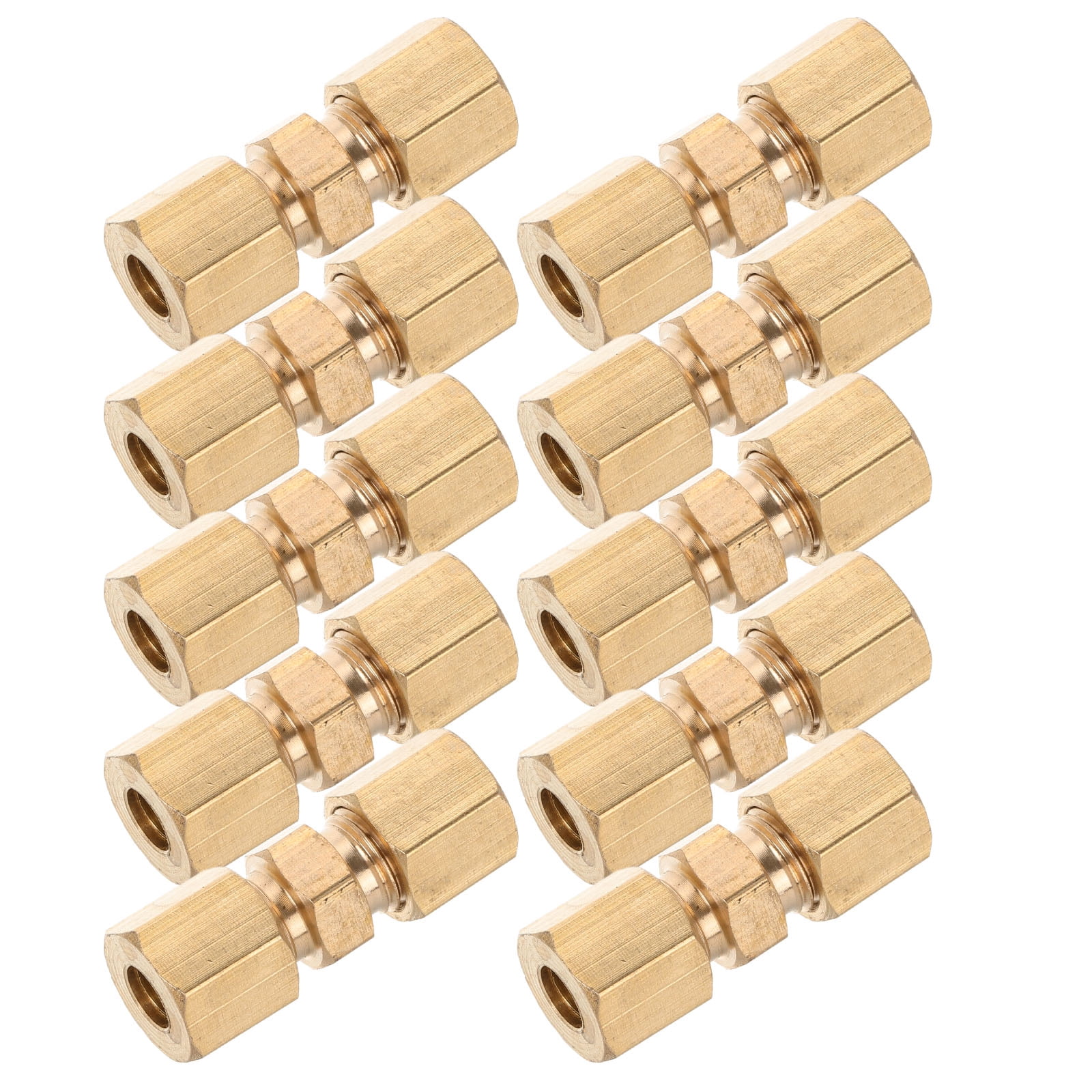 Clispeed 10Pcs Brass Brake Line Compression Fitting Lightweight ...