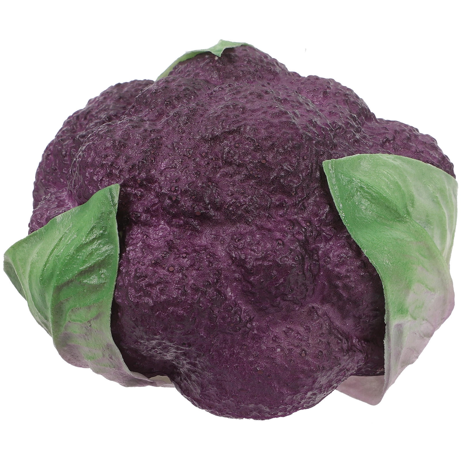Clispeed Artificial Food Prop Broccoli Model Purple PU 1Pcs for ...