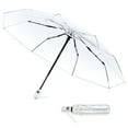 Clispeed 1Pack Auto Open Close Umbrella Clear Design Lightweight for ...