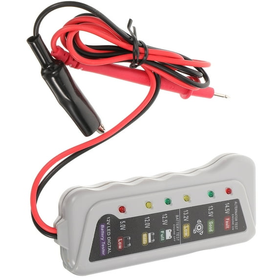 Clispeed 1Pc Car Battery Diagnostic Tool Plastic Light Grey for Auto ...