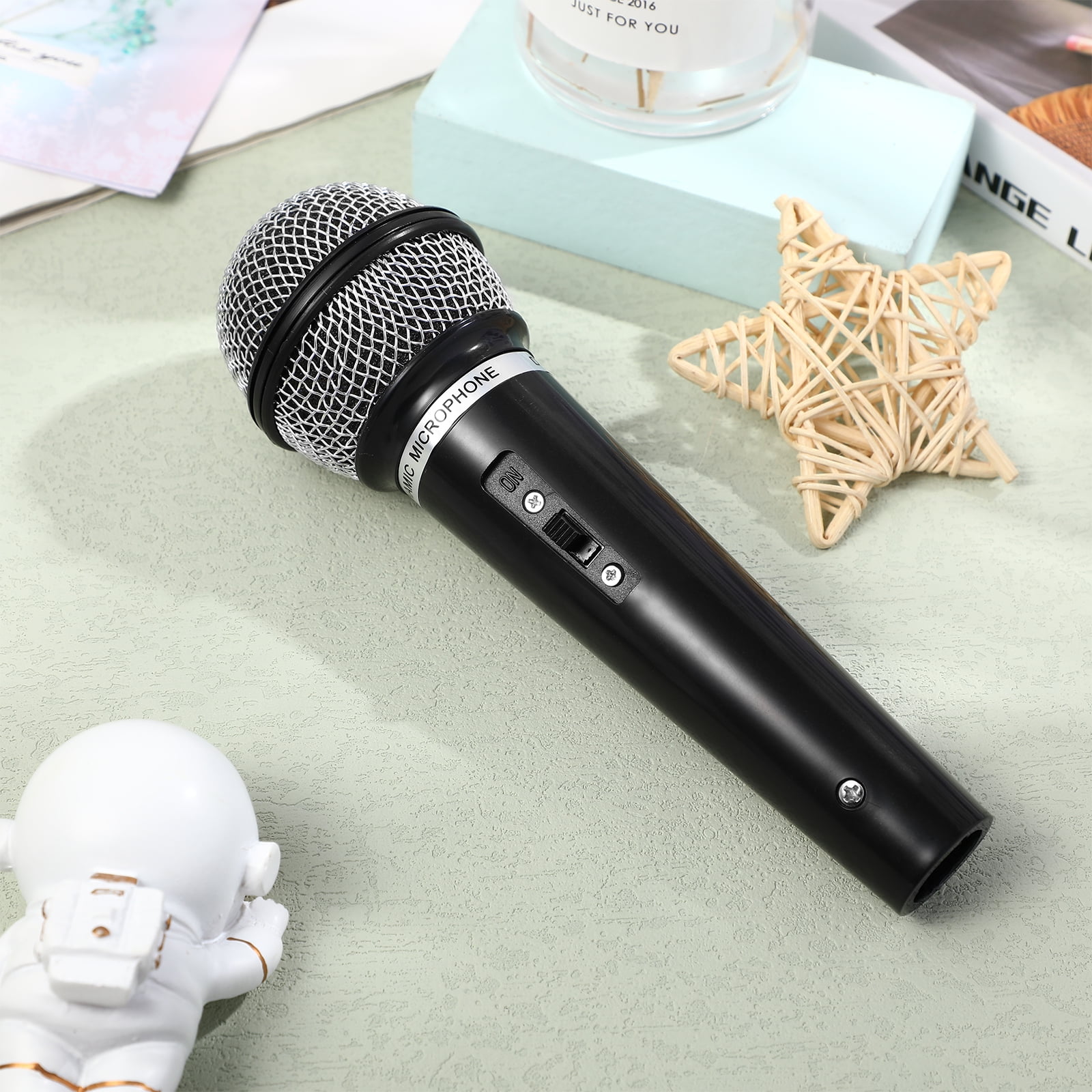 Clispeed 1pc Fake Microphone Toy Kids Toddlers Microphone Model Stage ...