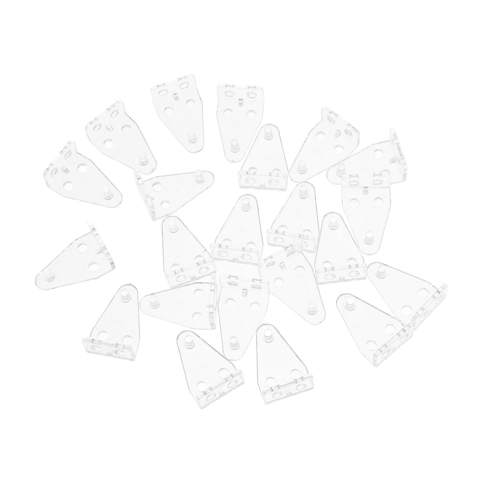 Clispeed 20 Pcs Venetian Blind Tilt Hook Plastic Blind Tilt Hook Sturdy ...