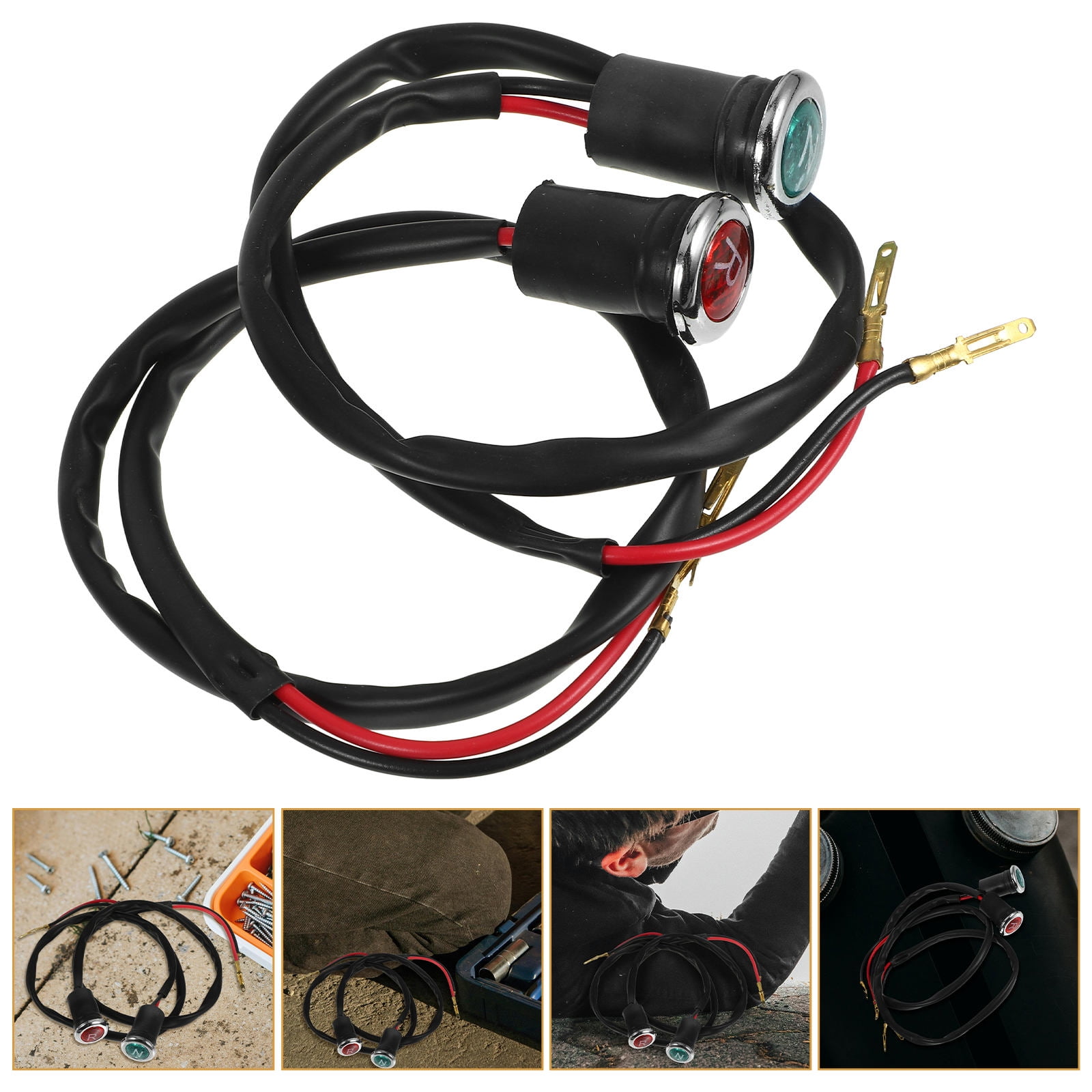 Clispeed 2Pcs Motorcycle Display Gear Indicator in Black Rubber for ...