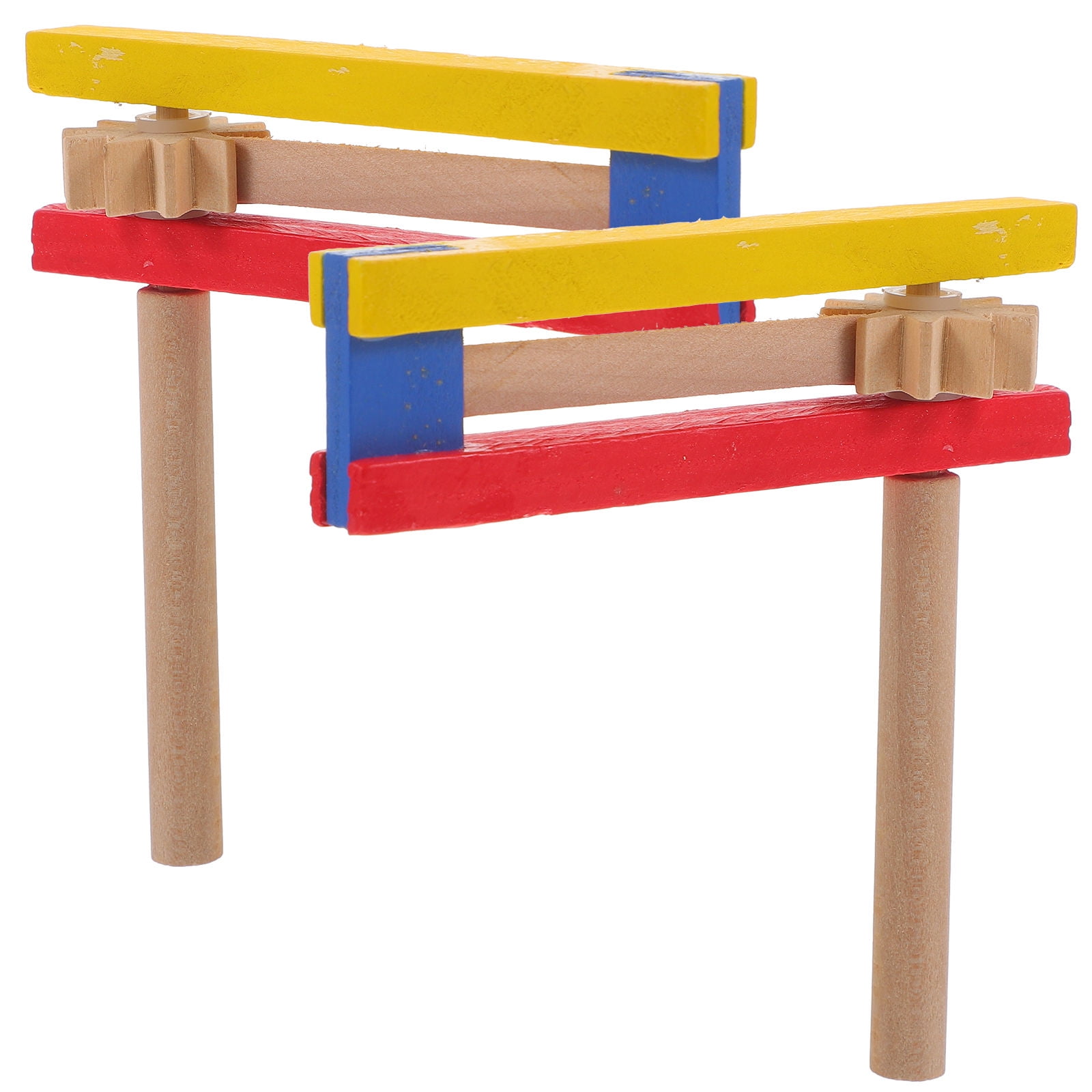 Clispeed 2Pcs Long Handle Wooden Castanet Clapper Percussion Instrument ...