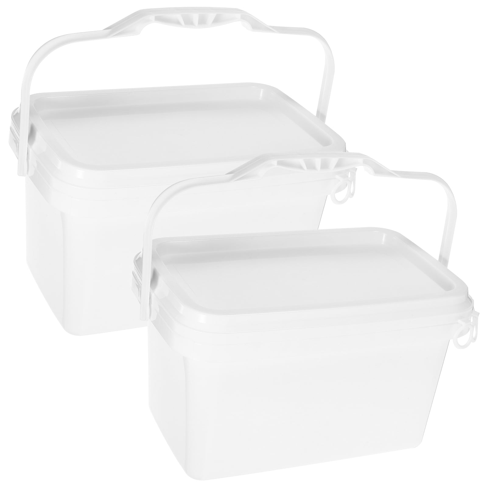 Clispeed 2Set Paint Can Storage PP Painting Bucket with Lid for ...