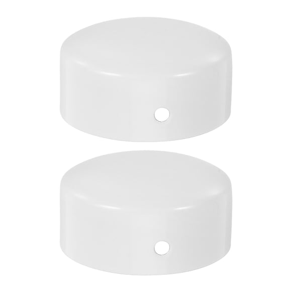 Clispeed 2Pcs White Stainless Steel Staircase Handrail Covers Easy ...