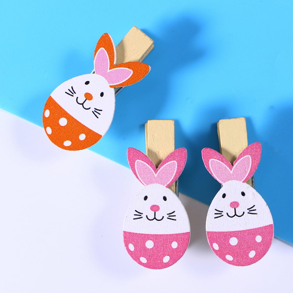 Clispeed Easter Themed Photo Clips for Decoration Assorted Color ...