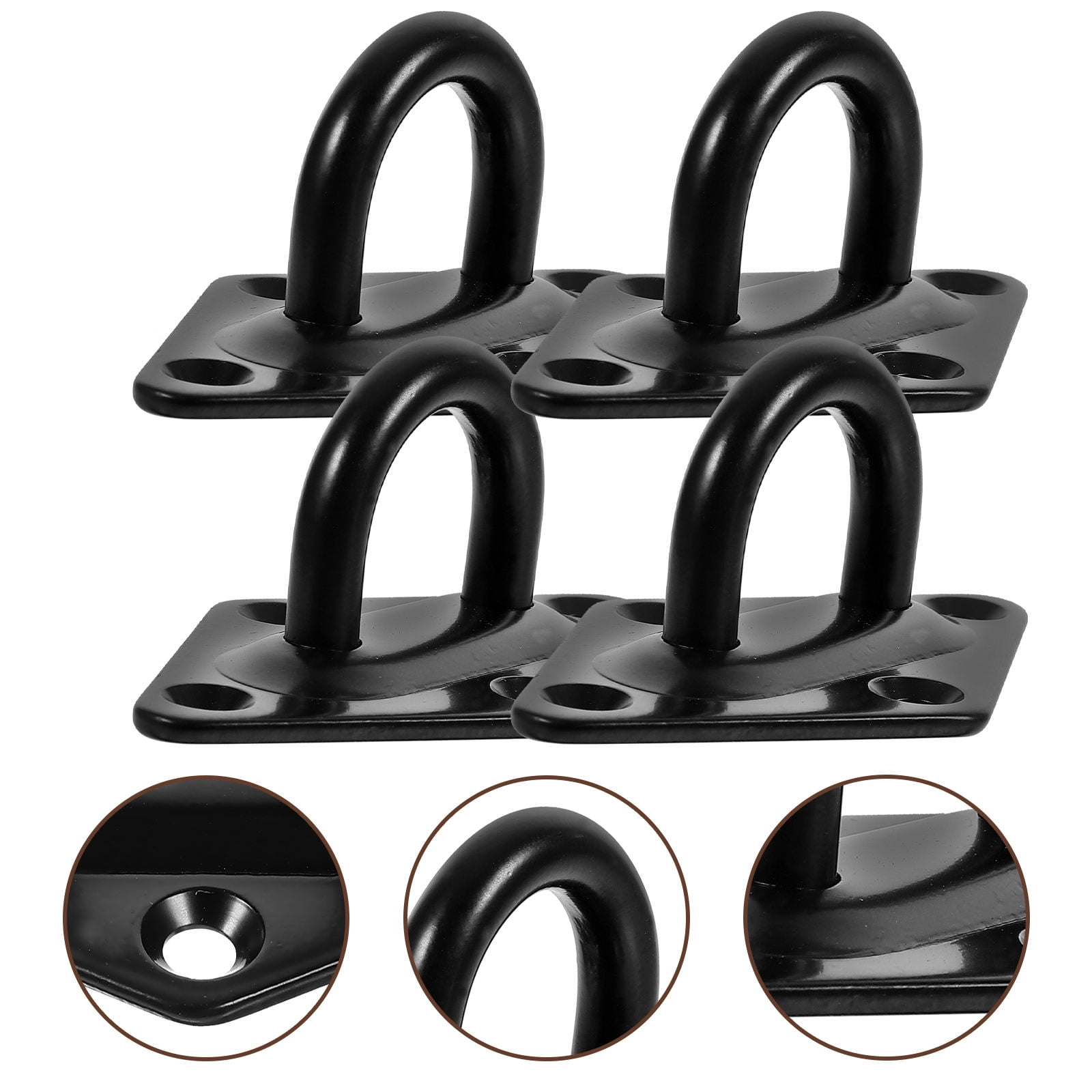 Clispeed 4 Pcs Stainless Steel Reinforcement Hook for Mounting on Wall ...