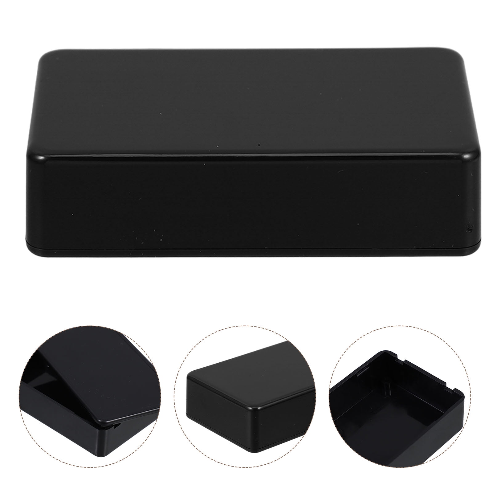 Clispeed 4Pcs Rectangular Secret Storage Box Black Hidden Compartment ...