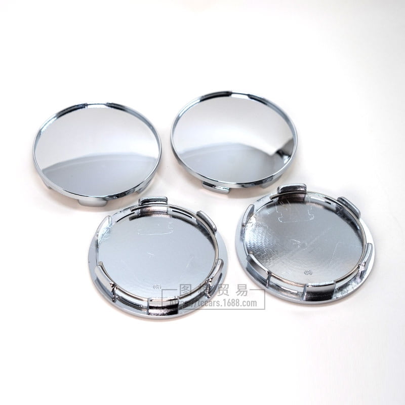 Clispeed 4Pcs ABS Rim Caps Silver Prevent Dirt Accumulation for Car ...