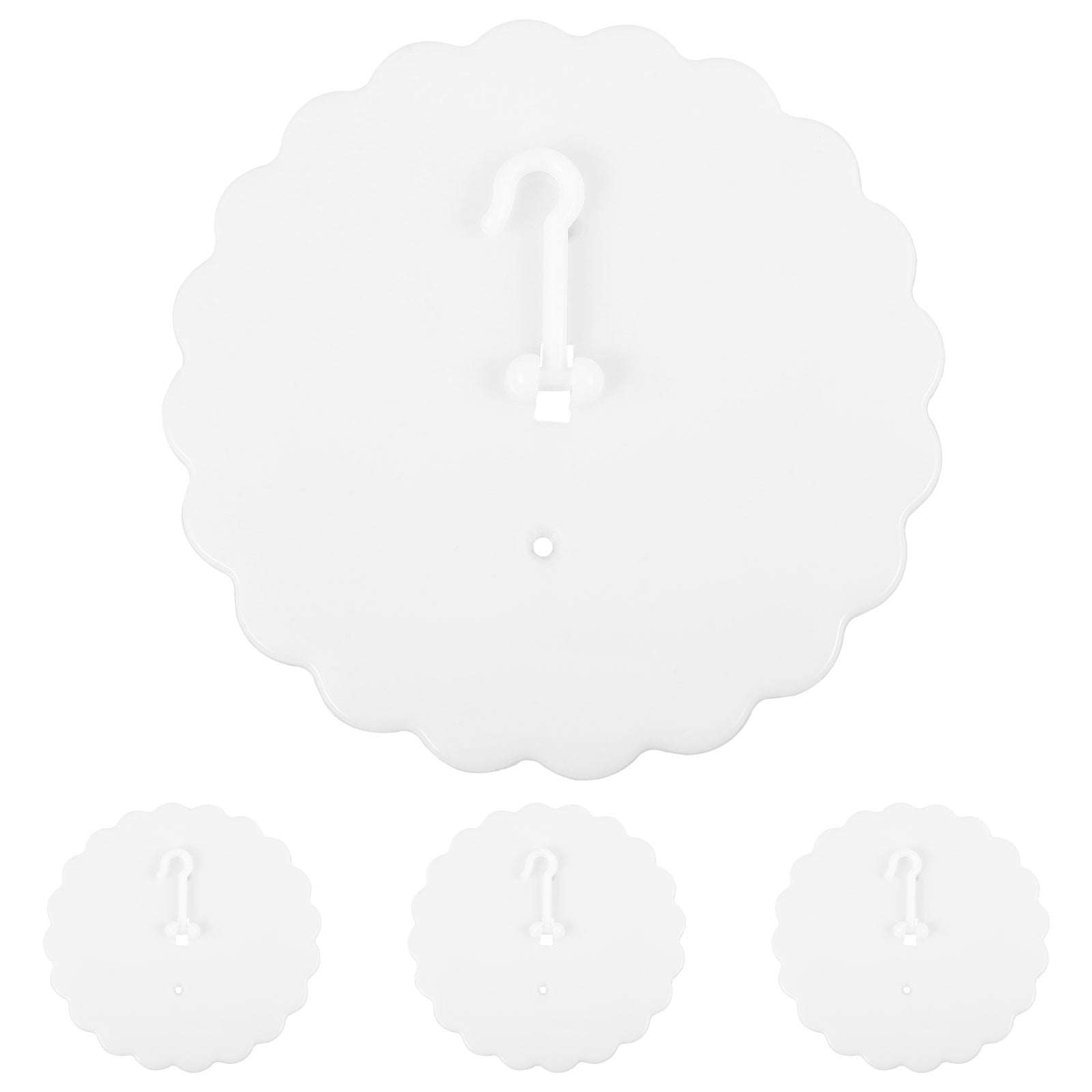 Clispeed Sticky Ceiling Canopy Hook Bed Canopy Hanger White 4Pcs ...