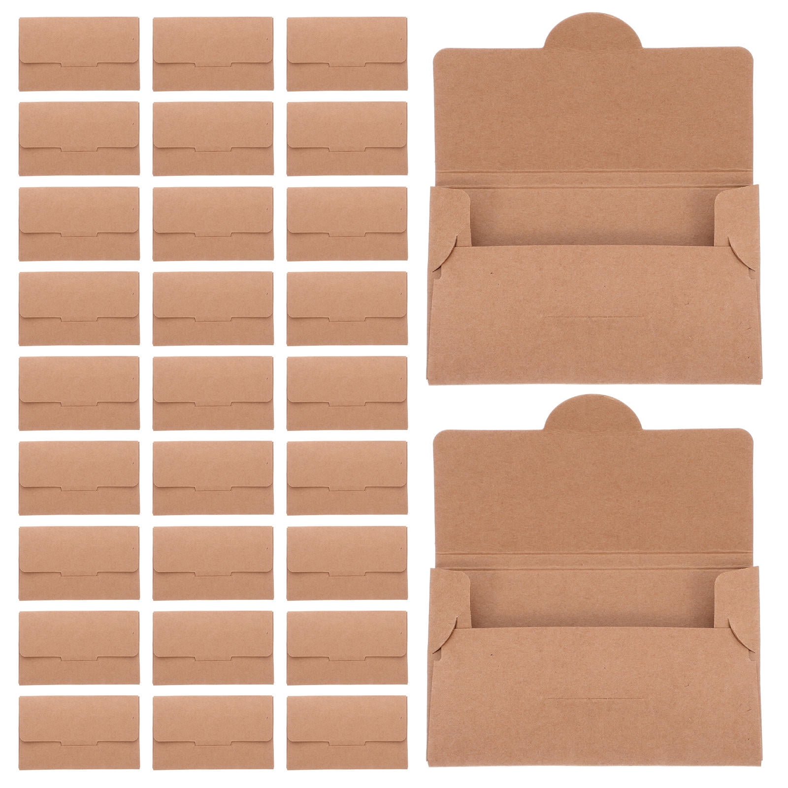 Clispeed 50PCS Hotel Key Card Envelopes Khaki Paper for Hotel Keys ...