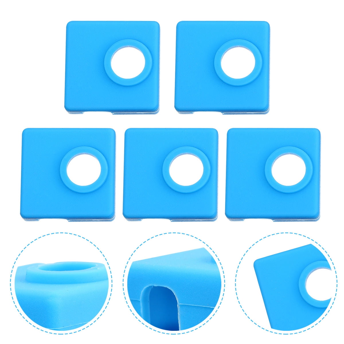 Clispeed 5Set Printer Nozzle Insulation Cover with Silicone Material ...