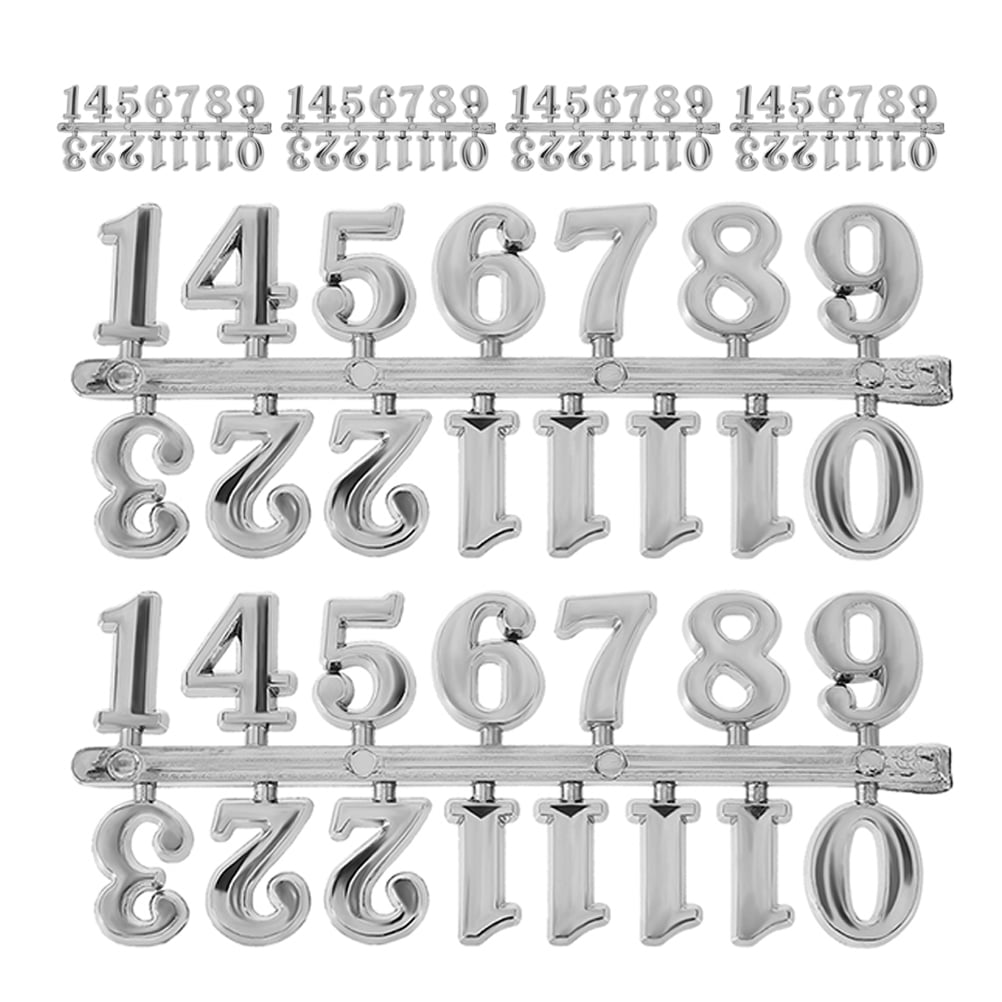 Clispeed Clock Numbers Accessories Plastic Repairing Living Room 6 Sets ...